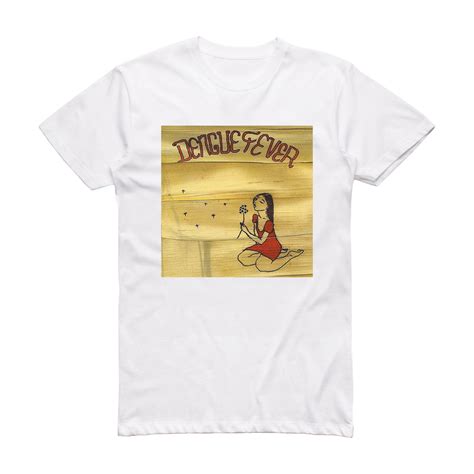 Dengue Fever Dengue Fever Album Cover T Shirt White Album Cover T Shirts