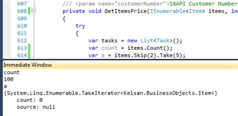 C Linq With Skip And Take Stack Overflow