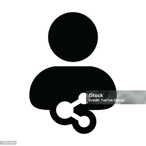 소셜 공유 아이콘 벡터 남성 프로필 아바타 기호와 네트워크 기호 에 문말 그림 Communications Director에 대한