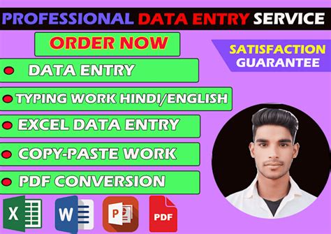 Do Excel Data Entry Hindi English Typing Copy Past I Am An Expert In