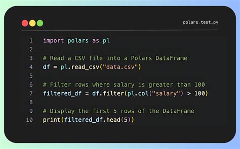 Mehdi Zarria On Linkedin Bigdata Pythonprogramming Dataengineering Dataprocessing Polars