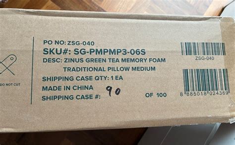 Zinus Memory Foam Pillow Furniture And Home Living Bedding And Towels On