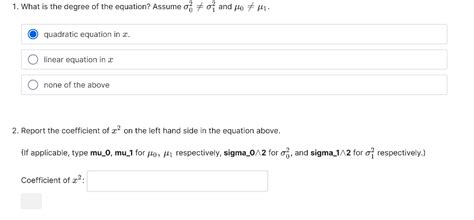 Solved Decision Boundary For Quadratic Discriminant Analysis