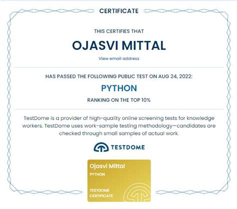 ojasvi mittal on linkedin connections testdome python