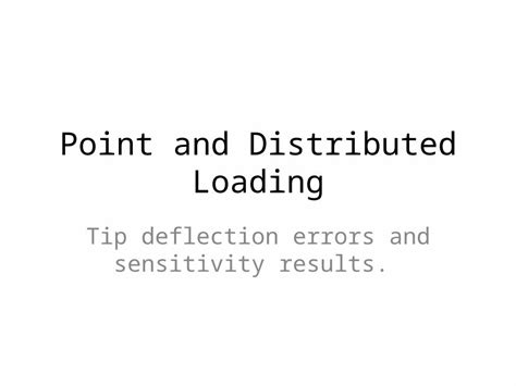 ppt point and distributed loading dokumen tips