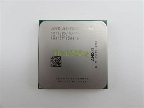 AMD AD5500OKA44HJ A8-5500 3.20GHz Quad Core Socket FM2 Trinity CPU/APU ...