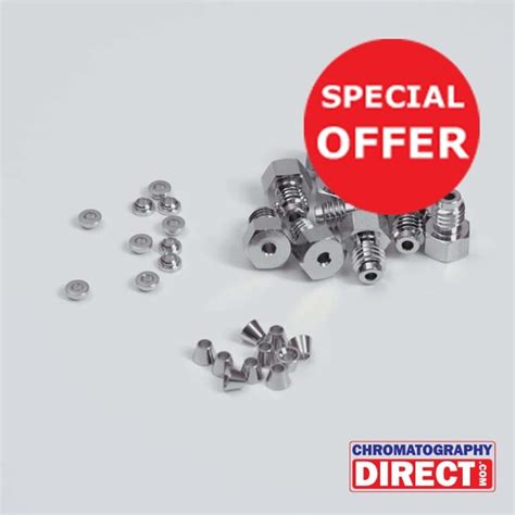 Swagelok Style Compression Fitting Kit 10 Pk For Agilent 1050 1090 1100 1200 1260 1290