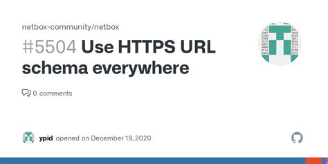 Use Url Schema Everywhere · Issue 5504 · Netbox Communitynetbox