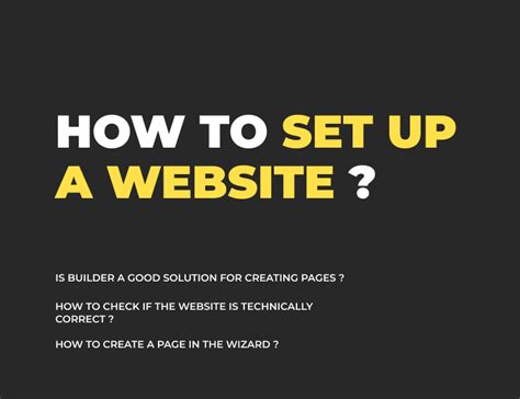 How To Set Up Make A Website