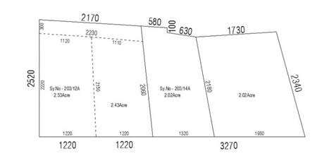 plot boundary drawing with dimensions in dwg file