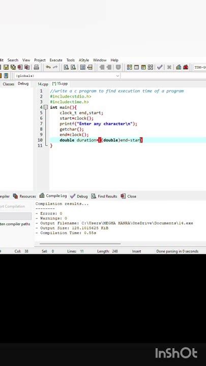 80 Write A Code For Find Executions Time Of A Program Programming Codingod Youtube