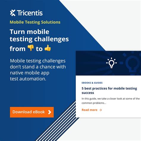 tricentis on linkedin 5 best practices for mobile testing success