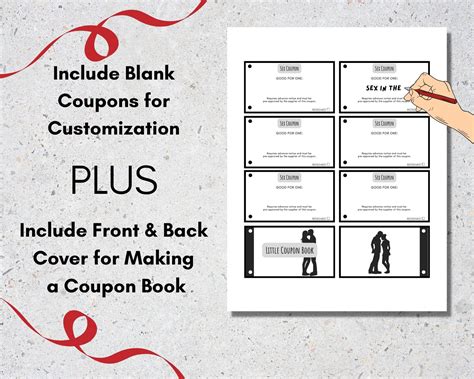 Sex Coupon Book Adult Coupon Book Sex Coupons For Him Sex Coupons For Her Couples Gifts Naughty