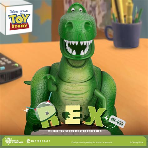 Impresionante Figura Rex Toy Story De Master Craft
