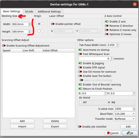 Alarm Hard Limit Y Lightburn Software Questions Lightburn Software Forum