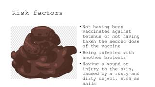 Tetanus Symptoms Prevention Treatment PPT