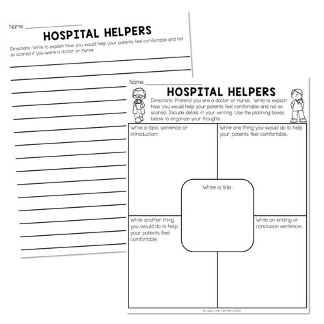 surgery classroom transformation writing writing prompt hospital