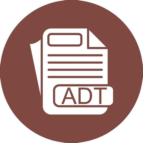 ADT File Format Business Style Symbol Vector Art At Vecteezy