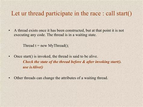developing multithreaded applications ppt