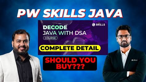 Pw Skills Review Pw Skills Complete Detail Pw Skills Java With Dsa