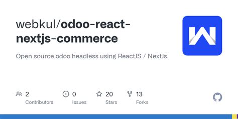 Github Webkul Odoo React Nextjs Commerce Open Source Odoo Headless Using Reactjs Nextjs