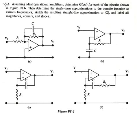 Solved 6 Assuming Ideal Operational Amplifiers Determine