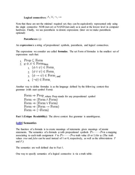 propositional logic is a good vehicle to introduce basic properties of