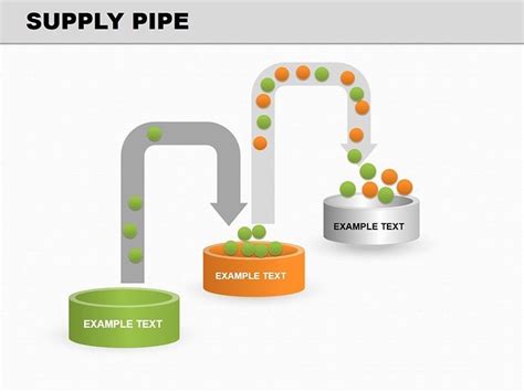 Supply Pipe PowerPoint Diagrams Template Download Editable PPTX
