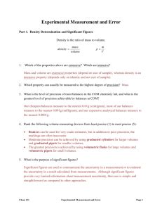 Lab Uncertainty In Measurement