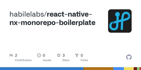Github Habilelabsreact Native Nx Monorepo Boilerplate