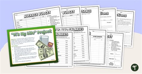 Math In The Real World Budgeting Planning Project Teach Starter