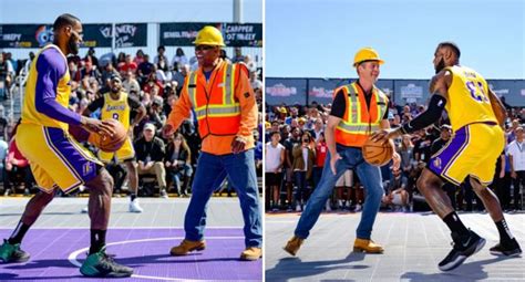 Lebron James Loses To Construction Worker In Charity Soccer Match — But