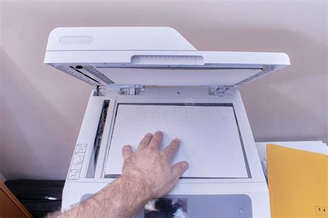 Making Photocopy At Photocopier Stock Photo Image Of Machine Sheet