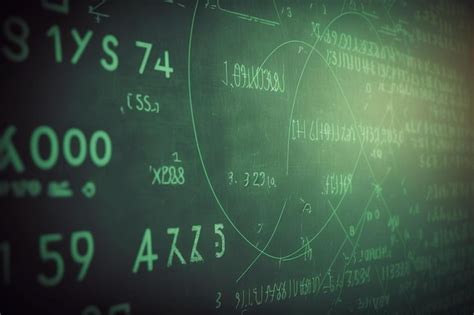 Premium Photo Blackboard With Mathematical Formulas Ai Generation Back To School