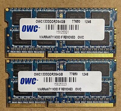 Owc 8gb 2 X 4gb Ddr3 1333mhz Pc3 10600 Notebook Imac Mac Mini