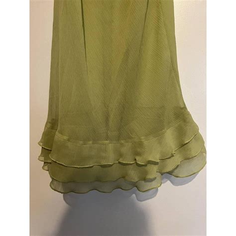 Gorgeous Semi Sheer Green Slip Dress Sz Xl Slip Depop