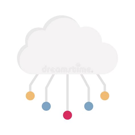 Cloud Computing Flat Vector Icon Which Can Easily Modify Or Edit Stock Vector Illustration Of
