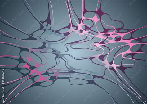 Vetor De Abstract Molecular Structure Scientific Vector Background With