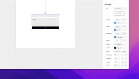 Framer Integration Formspark