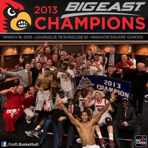 2013 Big East Champions Louisville Cardinals Louisville Cardinals