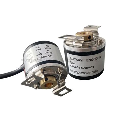 Voltage Output 5v Hollow Type 812mm Shaft Optical Encoder 1024ppr