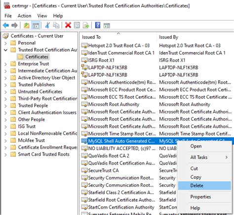 Getting An Error Whe Trying To Install The Certificate · Issue 1