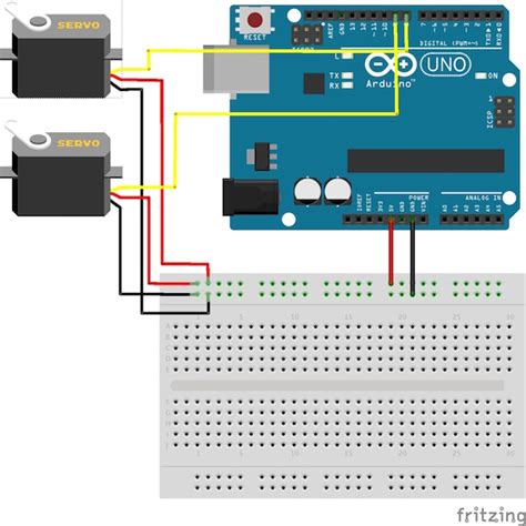 Control Servo Motors Using An Arduino Uno And Wekinator Arduino
