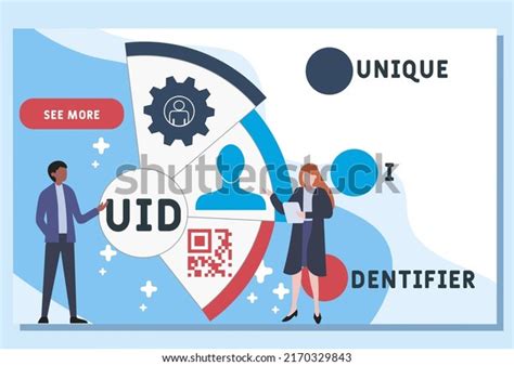 Uid Unique Identifier Acronym Business Concept Stock Vector Royalty