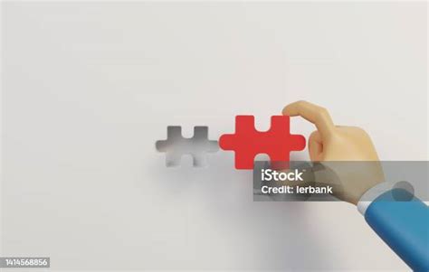 흰색 배경에 퍼즐 조각을 연결하는 빨간 퍼즐을 들고있는 사업가 3차원 형태에 대한 스톡 사진 및 기타 이미지 3차원 형태 개념 개체 그룹 Istock