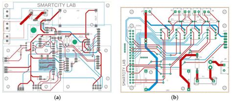 A Arduino Uno Based Slave PCB Layout And B Raspberry Pi Based Download Scientific Diagram