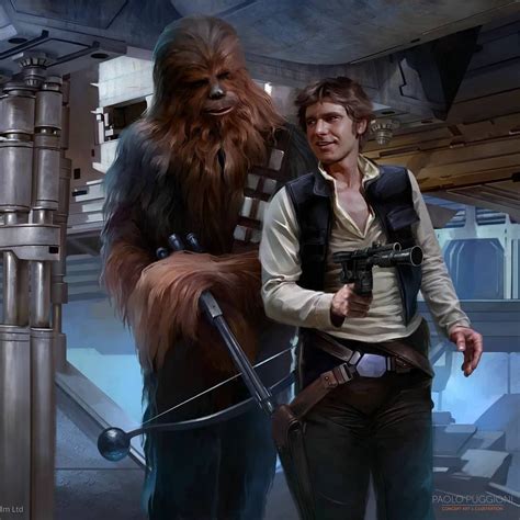 Chewie And Han By Paolo Puggioni R Imaginaryjedi