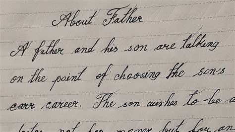 How To Write Cursive Handwriting Cursive Handwriting By Gel Pen YouTube