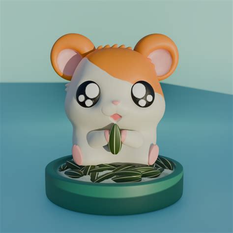 🐹 Hamtaro Anime Fanart・ Stl Datei Für 3d Druck・cults