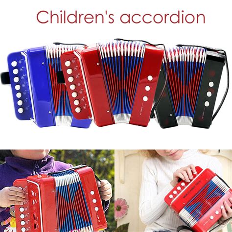 7 Key 2 Bass Mini Accordion Small Accordion Educat Grandado